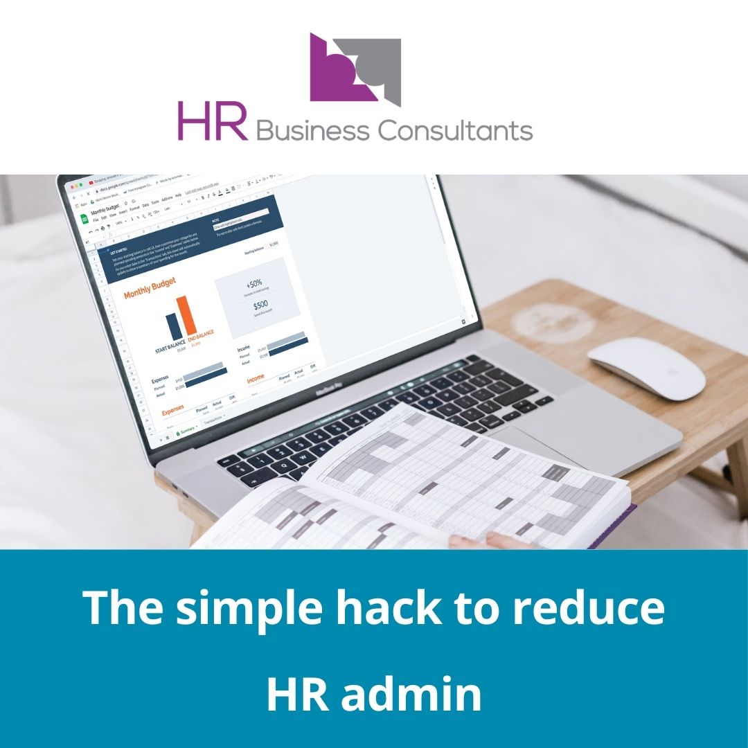 The simple hack to reduce HR admin - HR Business Consultants